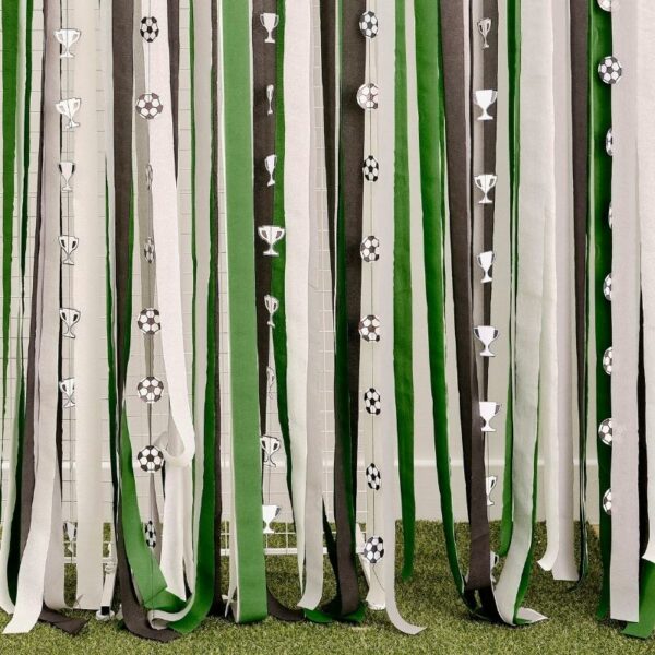 Paper Streamer Football Party Backdrop – YOU MADE MY DAY